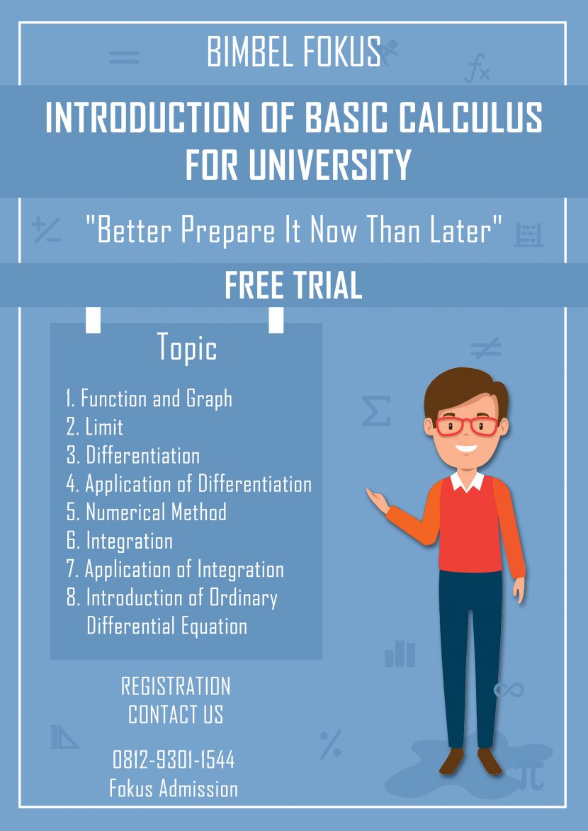 Introduction of Basic Calculus for University – Fokus Study Club